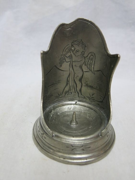 Fund Alt Selten Patina Rar Kurios Vintage Zinn Kerzenständer | Kaufen auf Ricardo