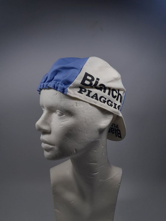 Vintage Velo Cap / Mütze / Hut / Käppi von Bianchi Piaggio (Neu (gemäss ...