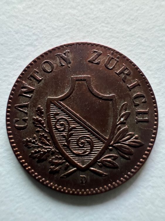 AB 1.- CHF!! Kantonsmünze Zürich 2 Rappen 1842 (Gebraucht) in Schaffhausen für CHF 12 – mit ...