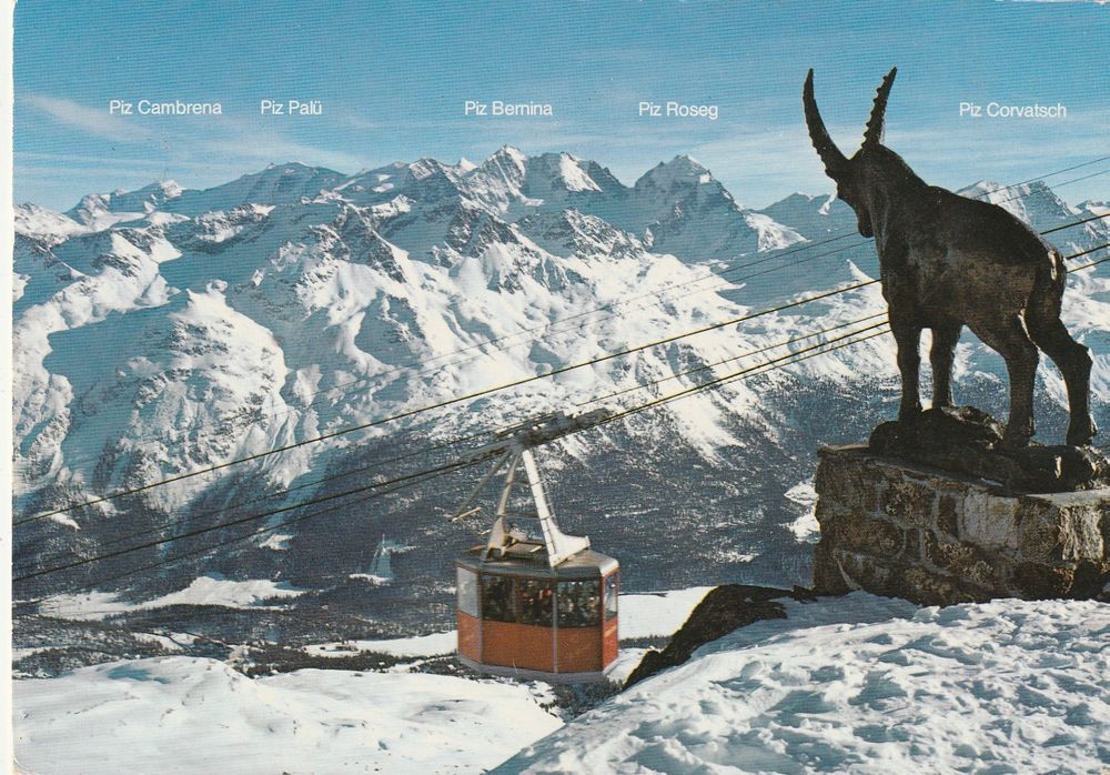 AK St. Moritz mit Seilbahn 1972 (Gebraucht) in Rupperswil für CHF 1 ...