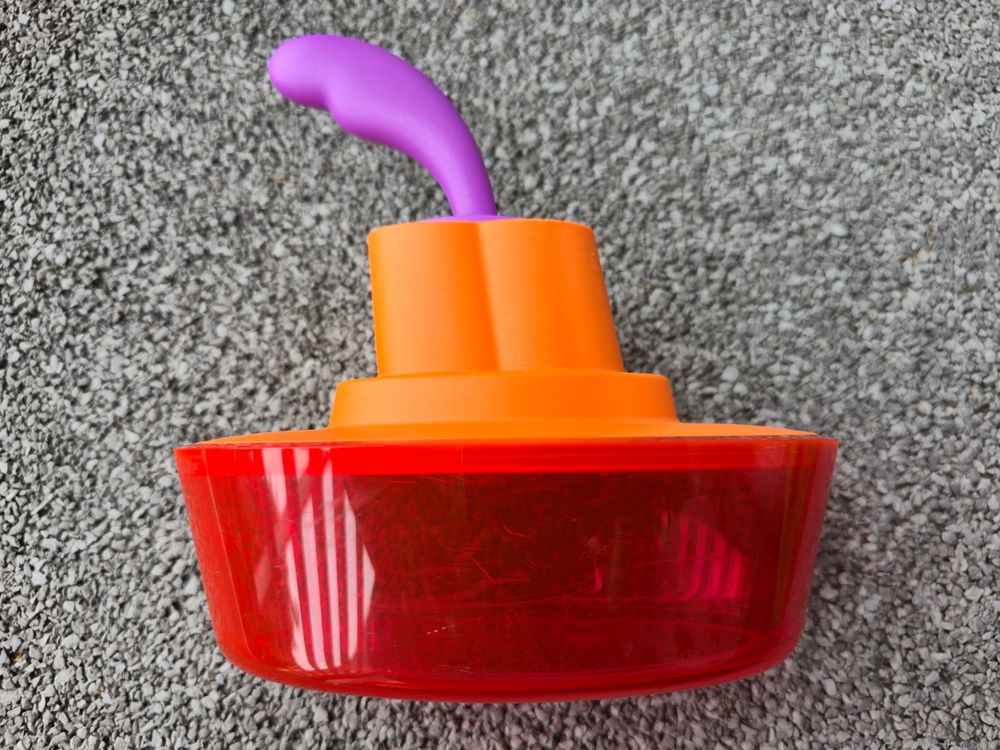 Alessi Ship Shape Butterdose mit Spachtel orange (Gebraucht) in Zürich ...