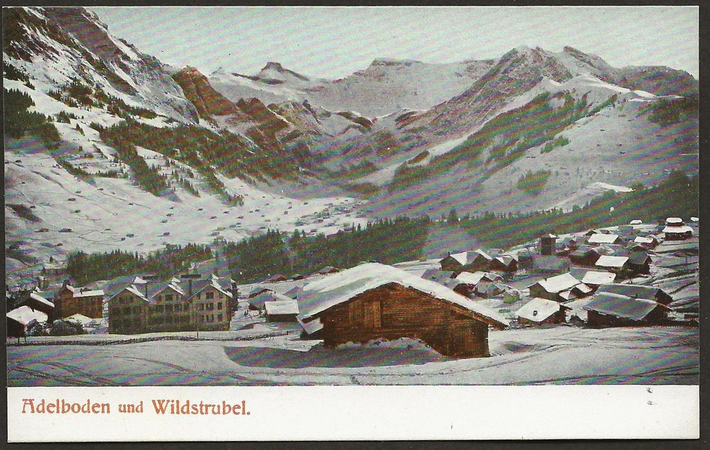 Adelboden + Wildstrubel Winter viel Schnee seltene Karte +++ (Neu ...