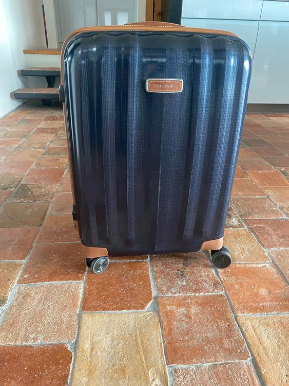Samsonite LITE-CUBE DLX Trolley mit 4 Rollen, 55 cm, blau (Gebraucht ...