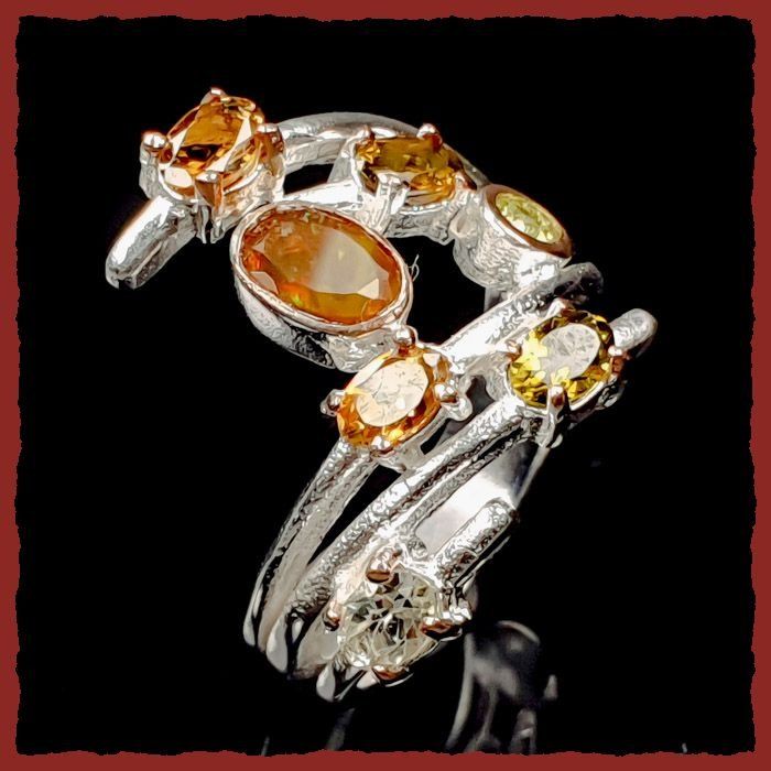 Künstlerschmuck Edelstein Mix 925 Silber Ring (Neu und originalverpackt) in Oberglatt ZH für CHF ...