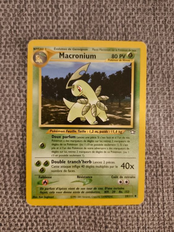 Pokémon Néo Genesis: Macronium 29/111 FR (Gebraucht) in Palézieux-Village für CHF 12 – mit ...