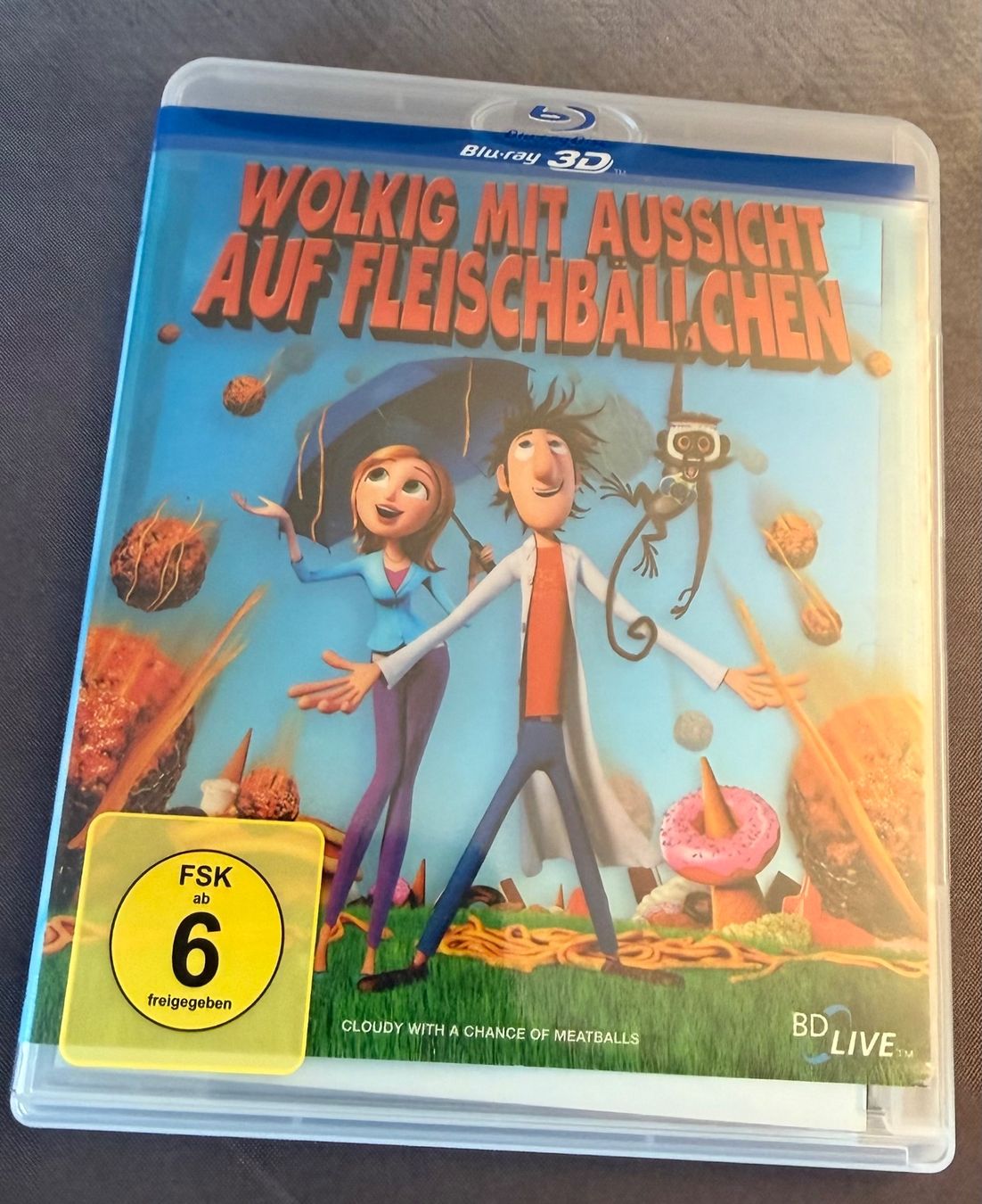 Wolkig mit Aussicht auf Fleischbällchen 3D Blu-ray (Gebraucht) in Rothrist für CHF 1 – mit ...