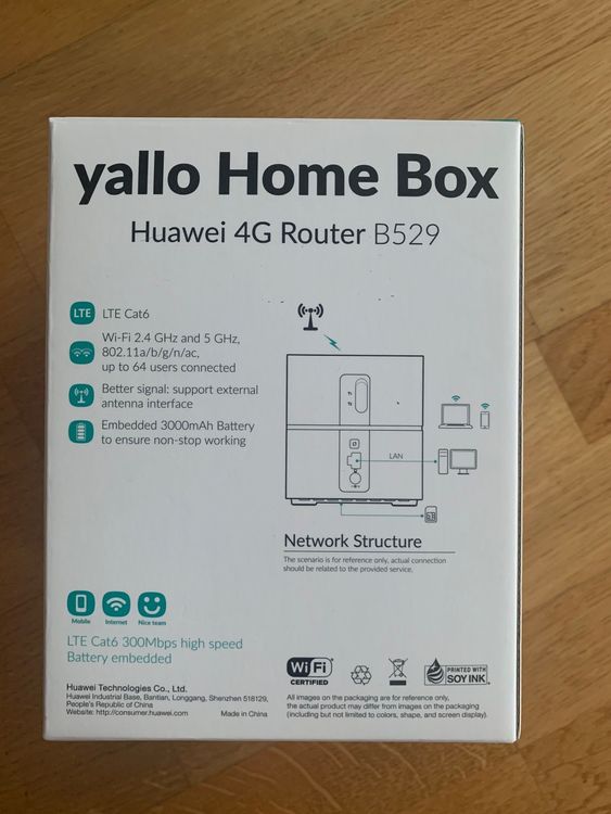 Yallo Home Box LTE Router 4G (Gebraucht) in Siebnen für CHF 43 – mit ...