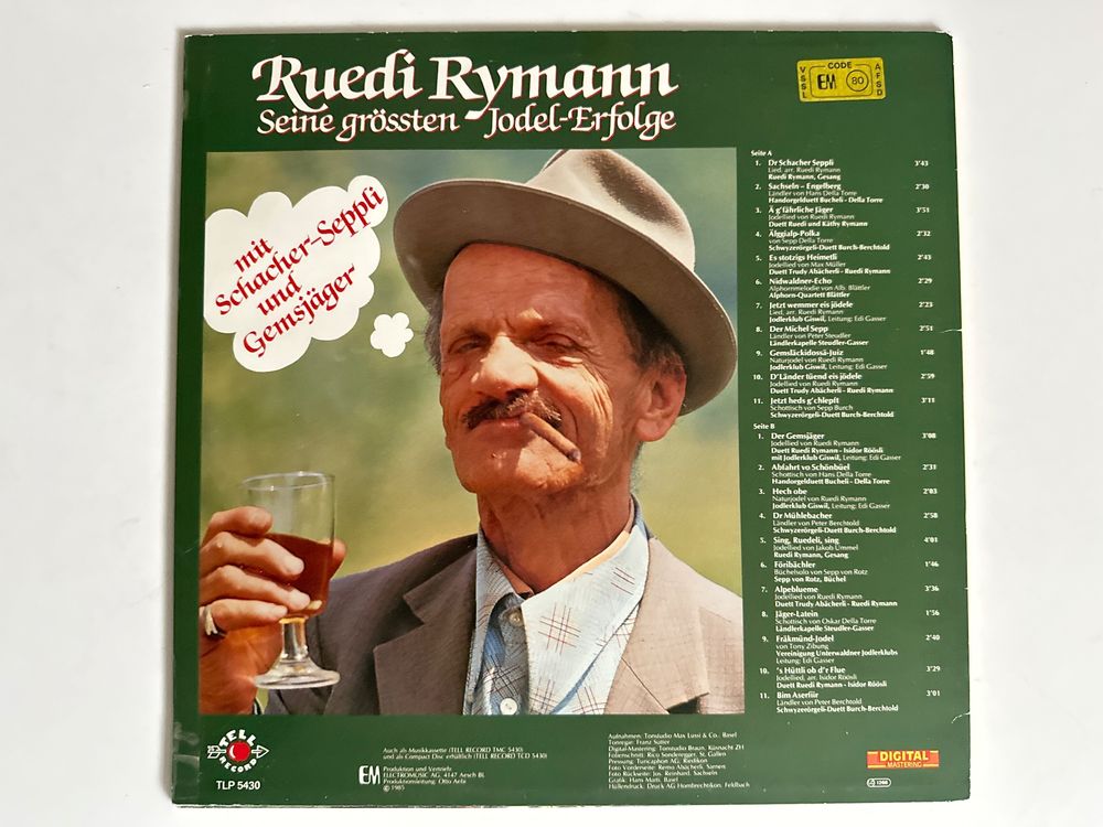 Ruedi Rymann. Seine grössten Jodel-Erfolge (Gebraucht) in Zürich für ...