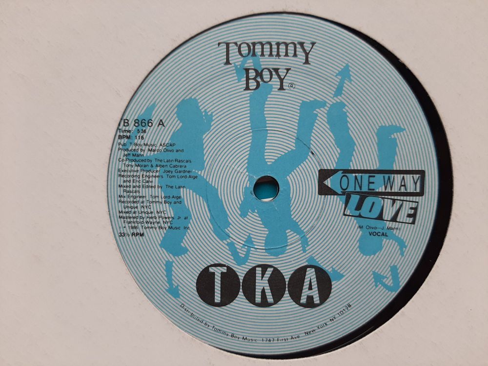 Maxi Hip Hop 80er: TKA: One way love (Gebraucht) in Pfeffikon/LU für ...