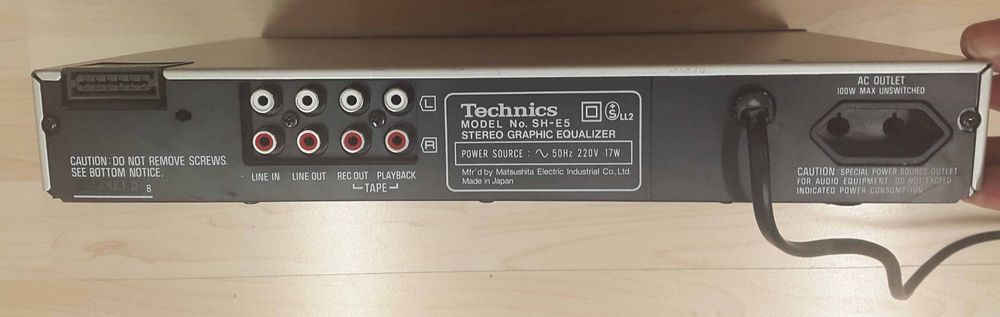 Technics Stereo Graphics Equalizer SH-E5 (Gebraucht) in Seewen SZ für CHF 58 – mit Lieferung auf ...