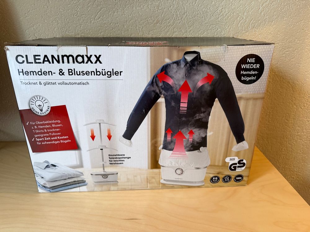Hemdenbügler CLEANmaxx für Blusen und Hemden (Gebraucht) in Richterswil ...