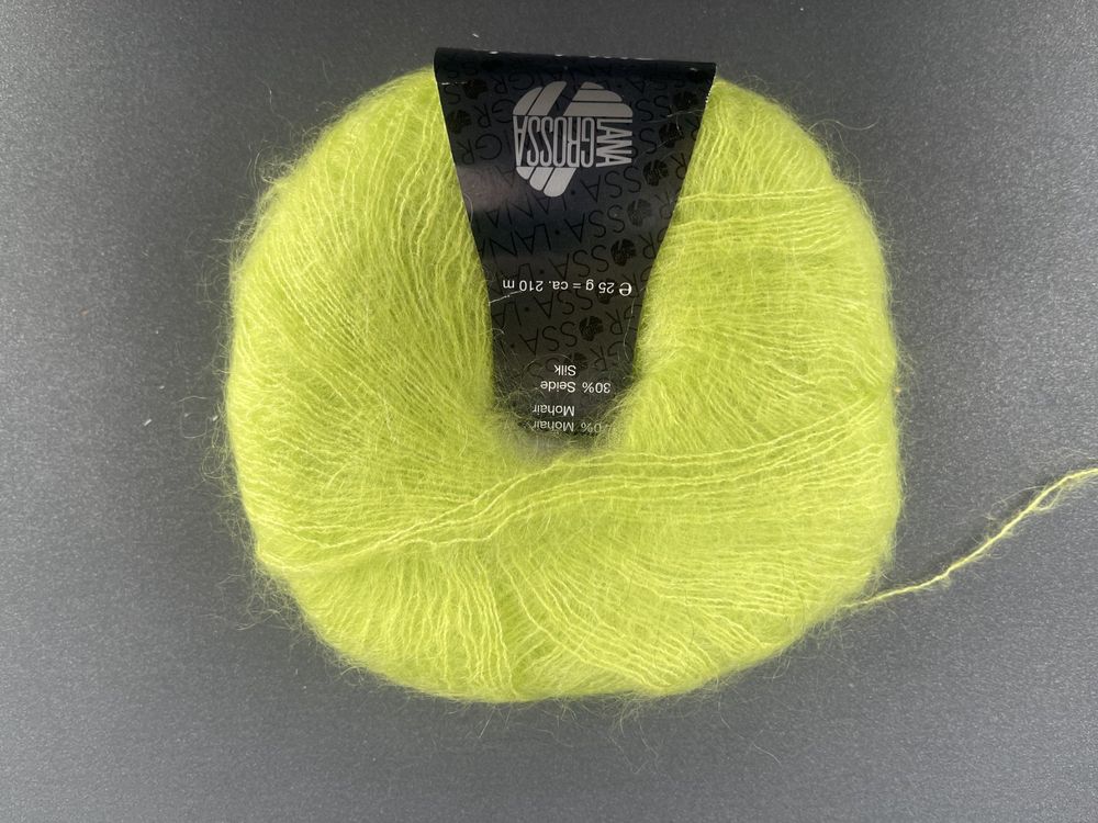 Seide-Mohair-Wolle: Silkhair von Lana Grossa, 1 Knäuel à 25g | Kaufen ...