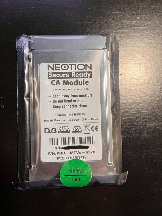 Neotion Viaccess Secure CAM ACS 3.1 / PRD-MTVx-6320 (Neu und originalverpackt) in Basel für CHF ...