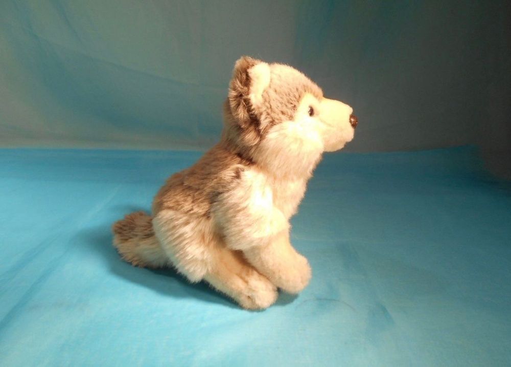 WWF plüschtier spielzeug husky hund hundefigur Deko 25cm (Gebraucht) in ...