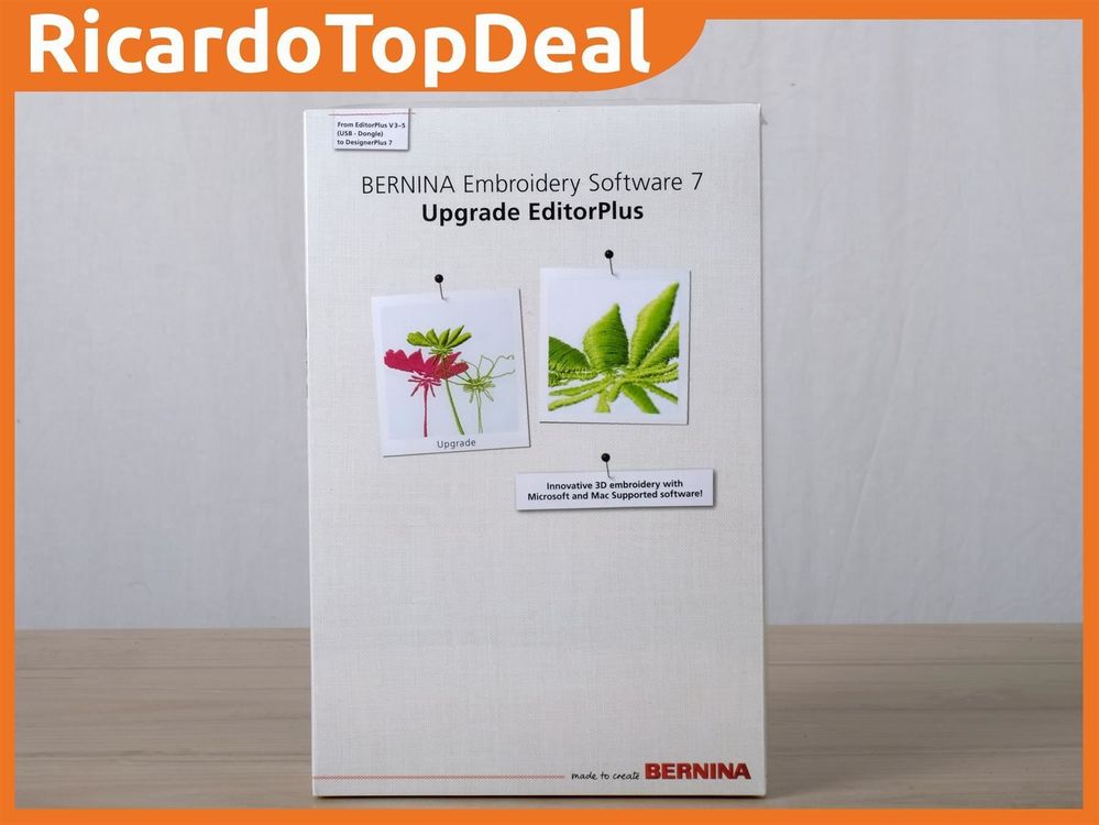 BERNINA UPGRADE EDITOR PLUS V3-V6 TO V7 (Neu (gemäss Beschreibung)) in Samstagern für CHF 299 ...