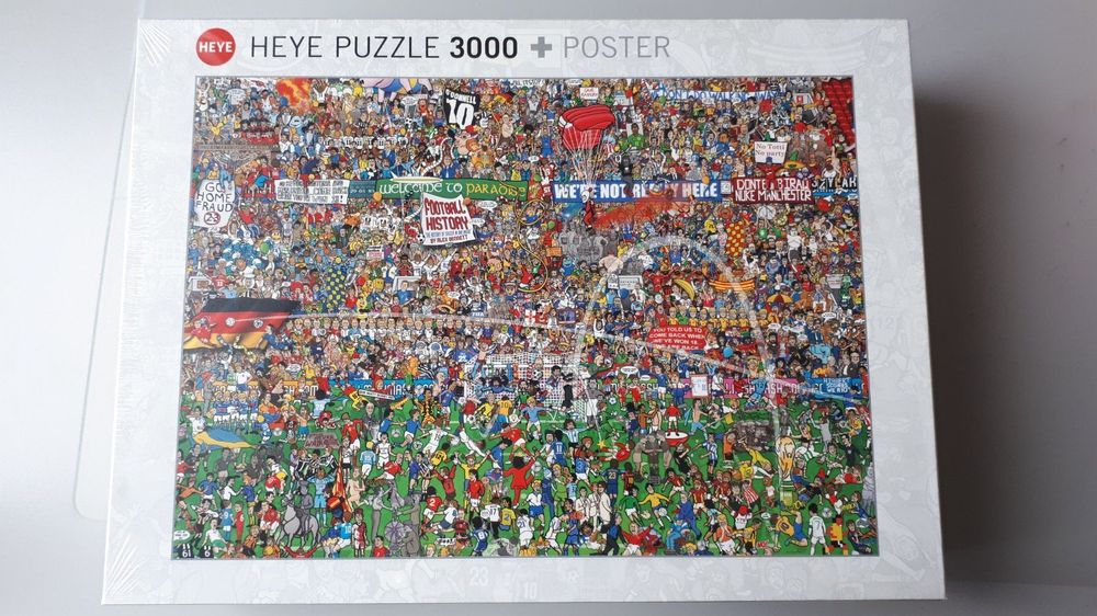 Heye Puzzle 3000 + Poster Football History (Neu und originalverpackt ...