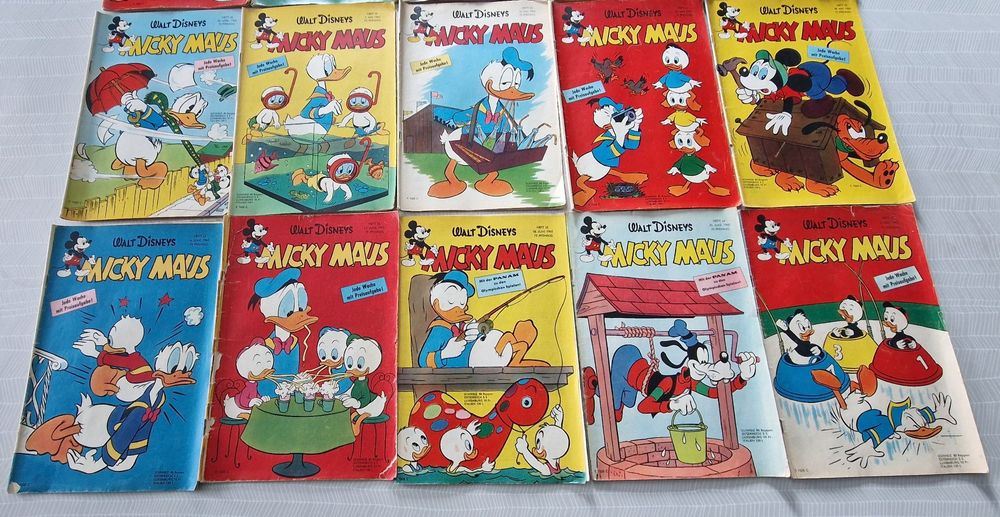 Micky Maus Hefte 1958-1961 (Gebraucht) in Kreuzlingen für CHF 200 – mit ...