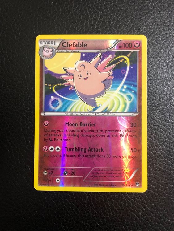 XY: Breakpoint - Clefable rare reverse 82/122 Ab 1 (Gebraucht) in ...