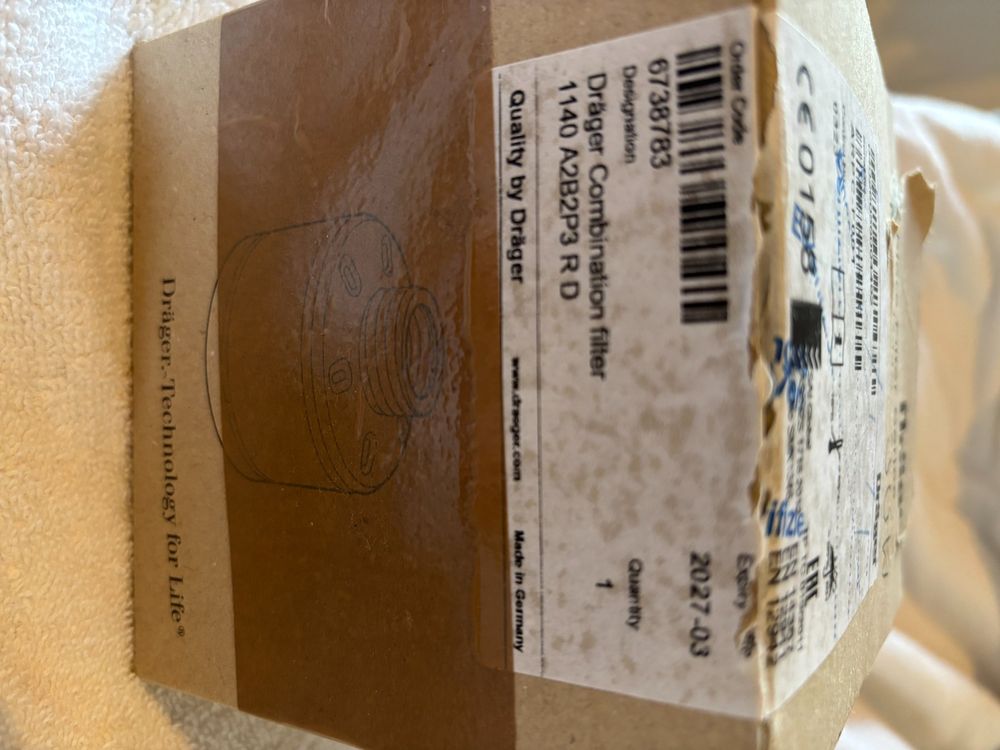 2 Gasmasken-Filter von Dräger, Typ 1140, sehr preiswert (Gebraucht) in ...
