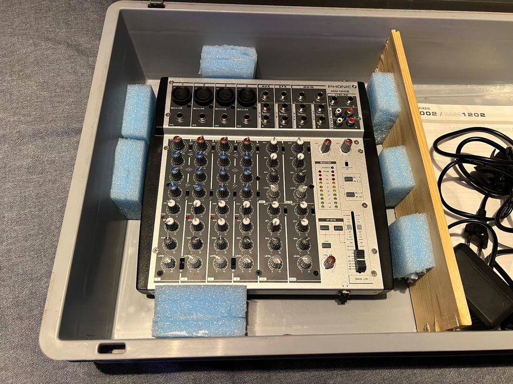 Phonic MM1202 Mischpult inkl. BOX AB 1.- | Kaufen auf Ricardo
