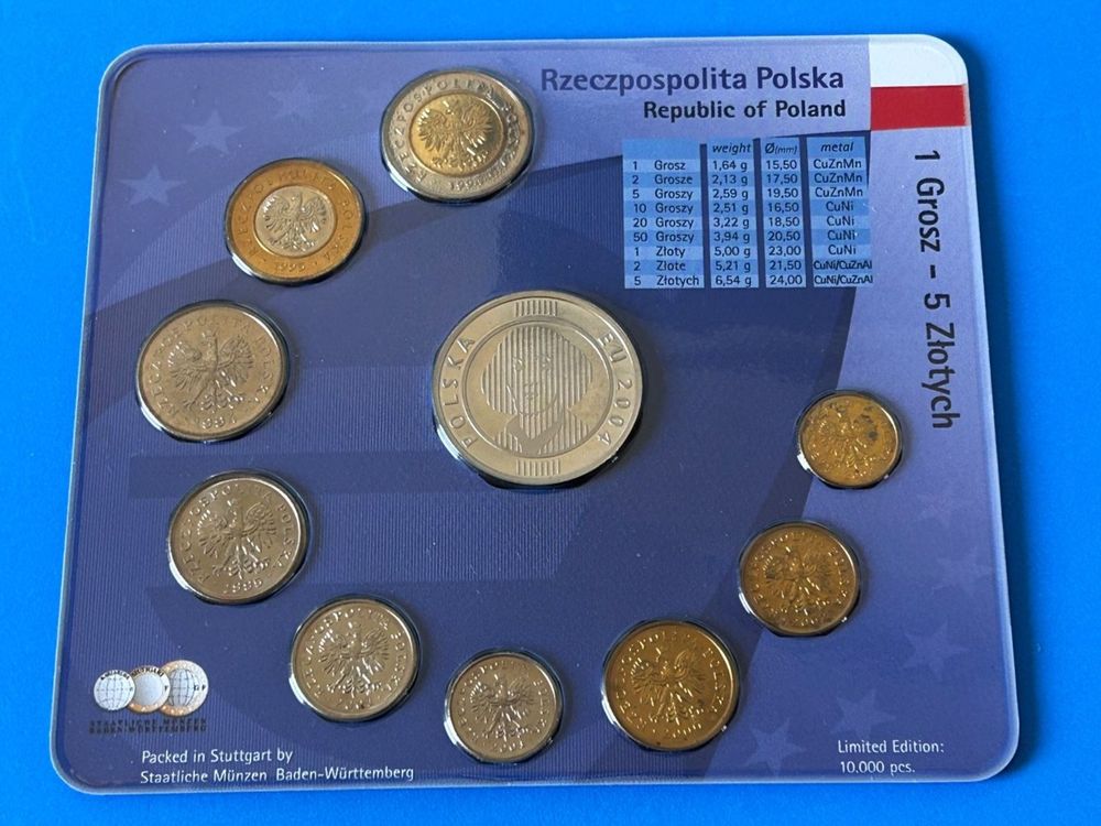 Poland - Poland coin set, with 9 coins (Gebraucht) in Corcelles NE für ...