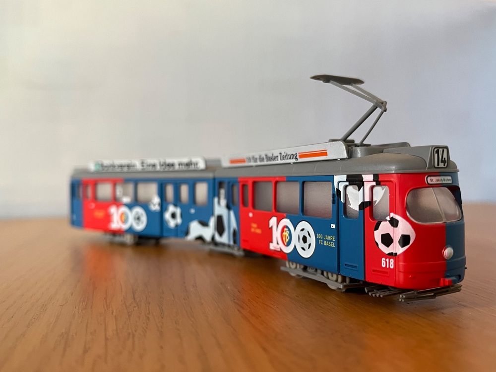 Trammodell BVB Basel 100 Johr FCB (Gebraucht) in Lausen für CHF 103 ...