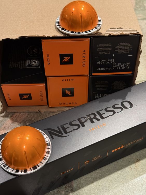 Nespresso Kapseln - Inizio - MHD 2025 (Neu und originalverpackt) in ...