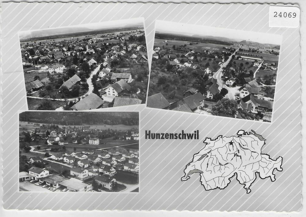 Mit dem Flugzeug über Hunzenschwil AG (Antik) in Ettingen für CHF 15 ...