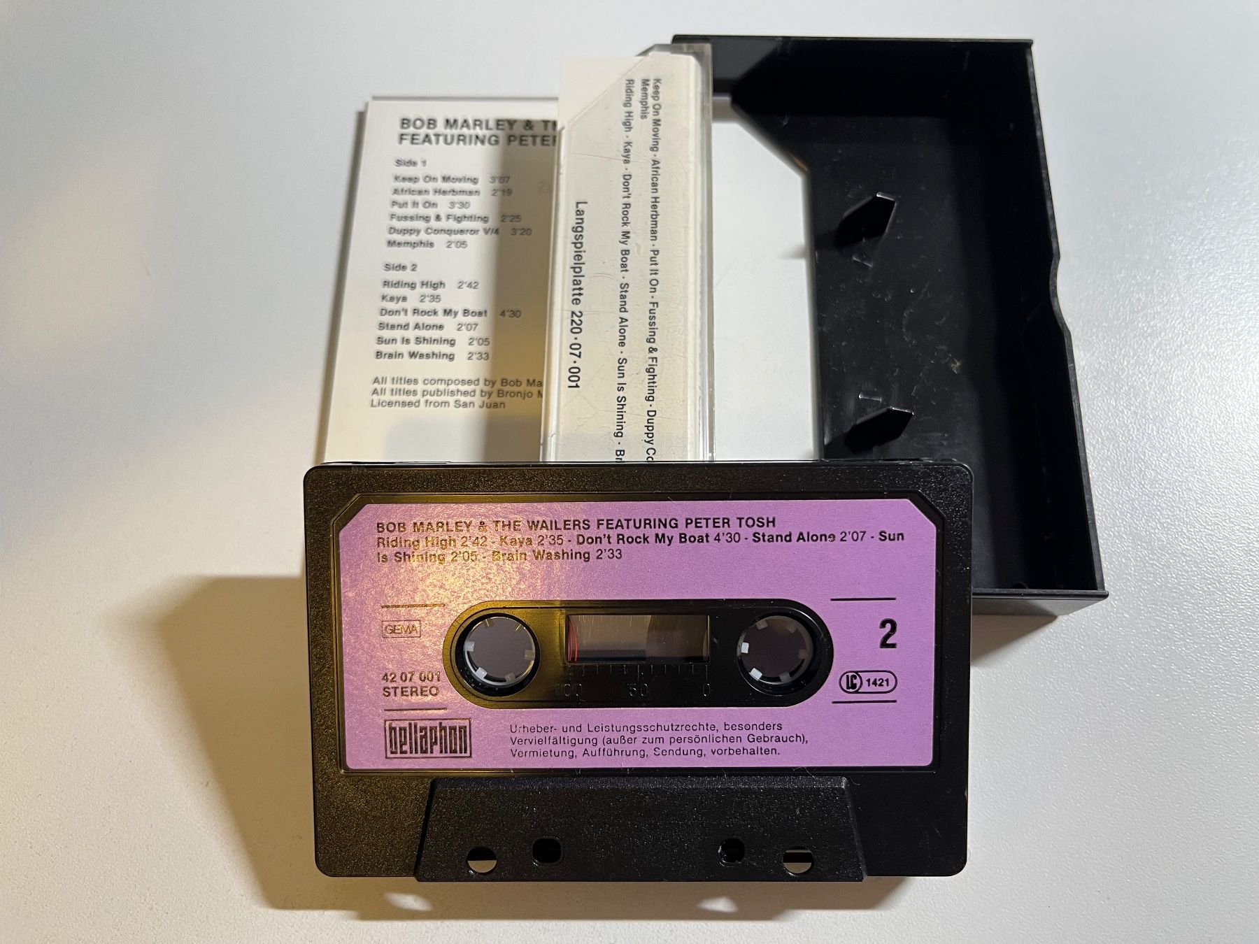 Musikkassette Bob Marley & The Wailers, Featuring Peter Tosh (Gebraucht ...