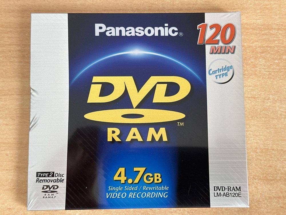 2x DVD-RAM Disc Panasonic 4.7GB neu & originalverpackt / geö | Kaufen ...