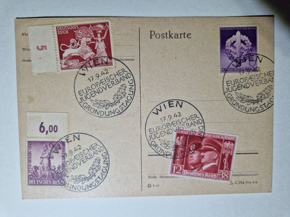 Deutsche Postkarte (Gebraucht) in Dallenwil für CHF 2 – mit Lieferung auf Ricardo kaufen