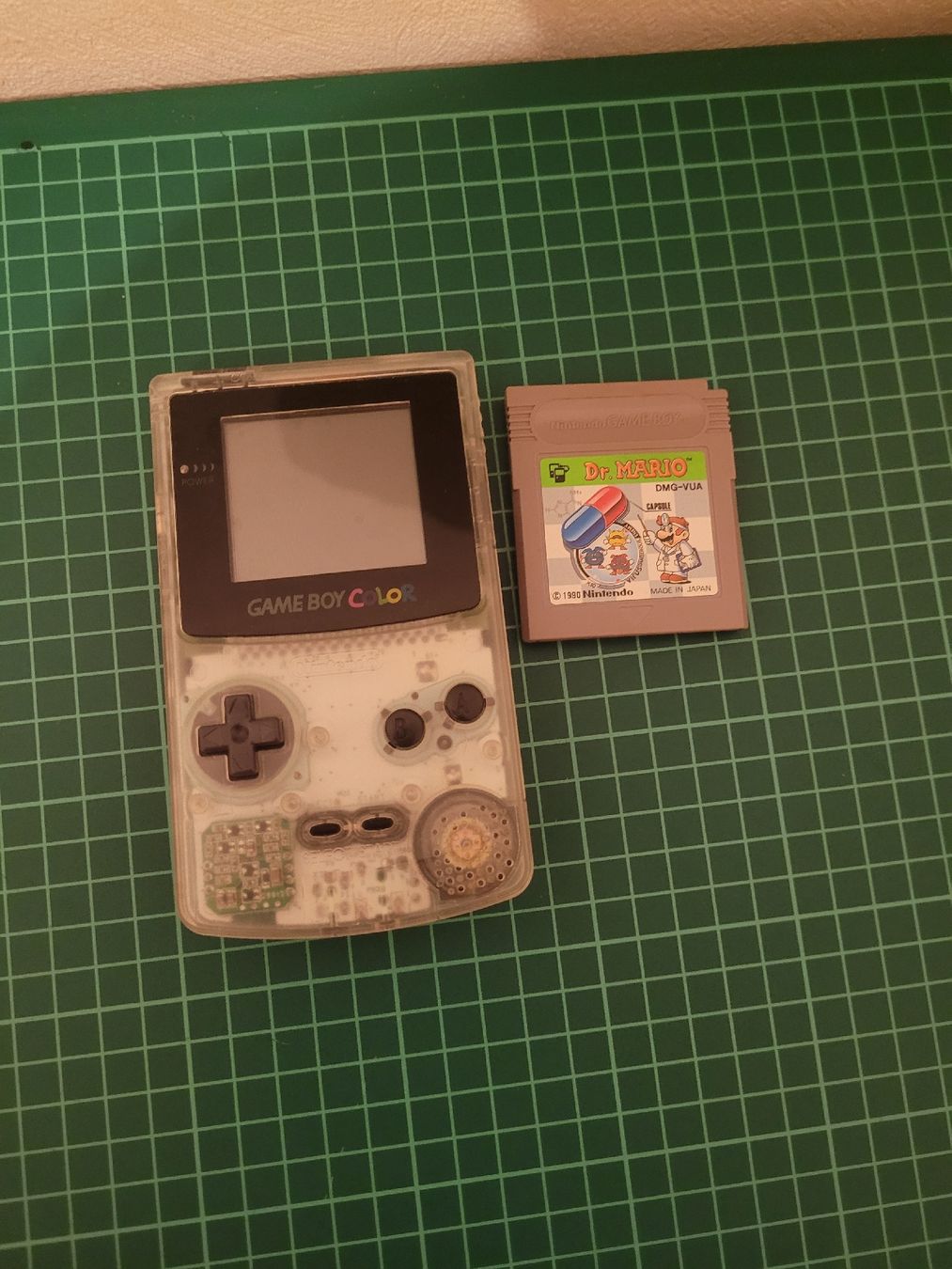 Game Boy Color Clear + Dr. Mario - Retro Gaming Fun! (Neu (gemäss ...