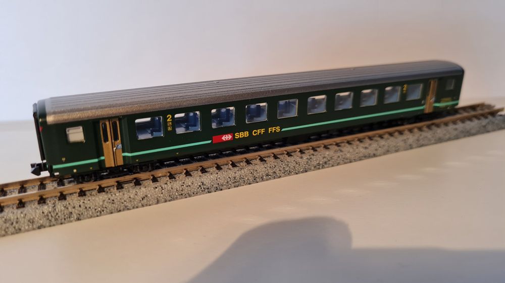 Brawa SBB-Wagen mit Komfortstreifen 2. Kl. (Neu (gemäss Beschreibung ...