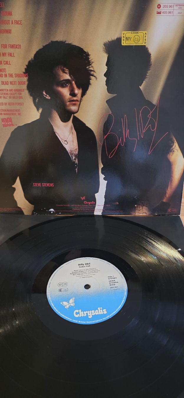 Billy Idol - Rebel Yell 1983 Vg+,Vg+ (D'occasion) à Yvonand pour CHF 13 ...