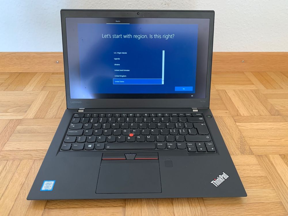 Lenovo ThinkPad T470s mit Touchpad (Gebraucht) in Bern für CHF 121 ...