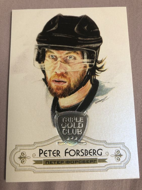 Peter Forsberg NHL Hockey Card Triple Gold Club (Gebraucht) in ...