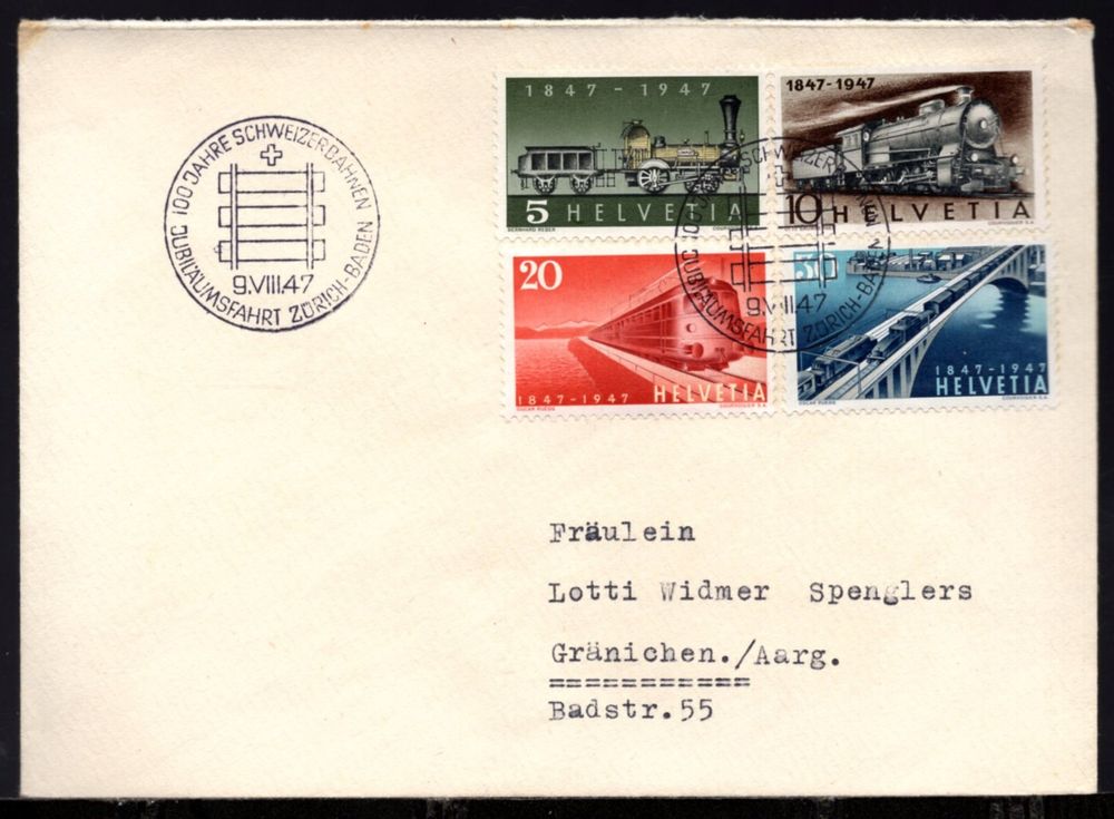 1947 100 Jahre Schweizer Eisenbahnen ET | Kaufen auf Ricardo