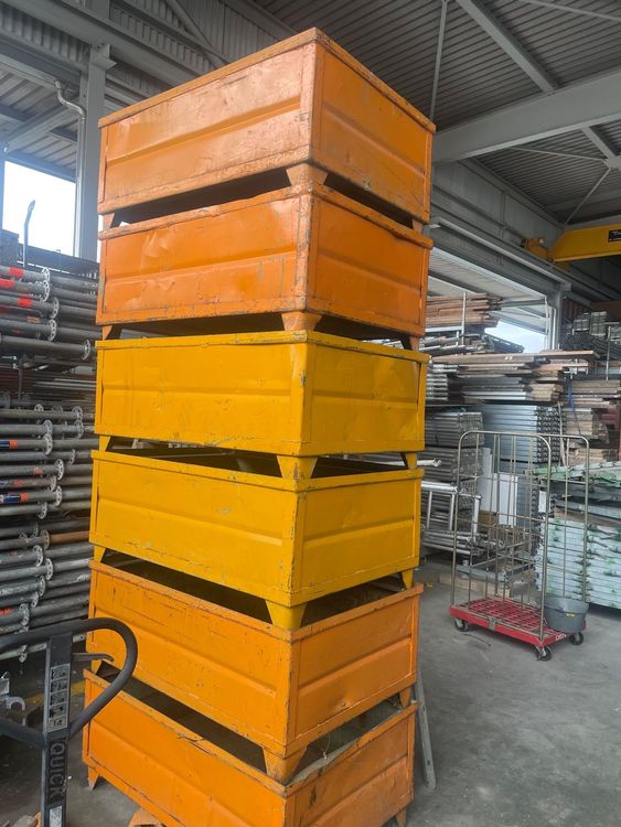 Stahlbox Palette Palox Gitterbox Kiste (Gebraucht) in Volketswil für ...