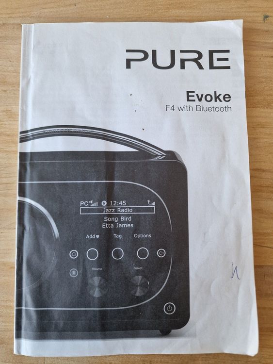 Pure Evoke F4 with User Manual From CHF 5.- (Defekt) in Kriens für CHF ...
