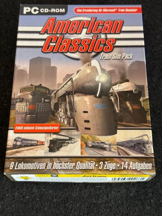 American Classics Train Sim Pack add-on PC-CD Rom Windows (Gebraucht ...