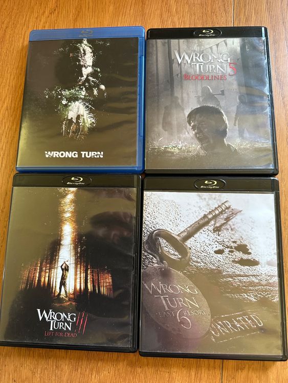 Wrong Turn 1,3,5,6 Bluray, Nameless Unrated (Gebraucht) in Benken ZH ...