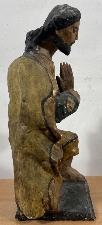 Antike Heilige Barock geschnitzte Holz Skulptur | Kaufen auf Ricardo