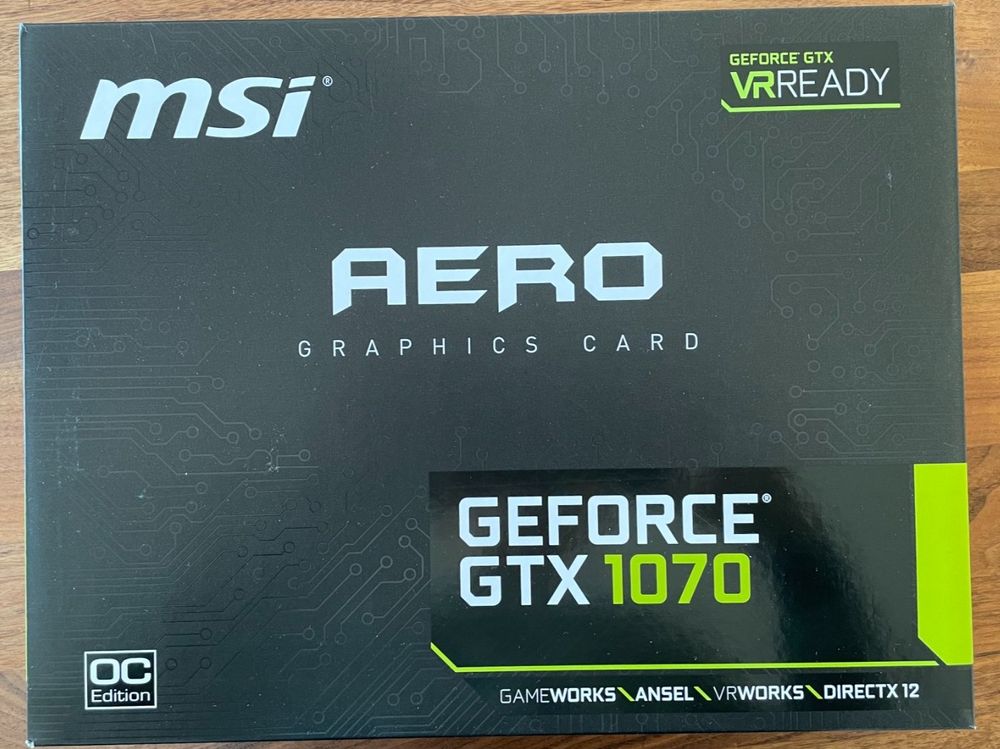 MSI Aero Geforce GTX 1070 8GB | Kaufen auf Ricardo