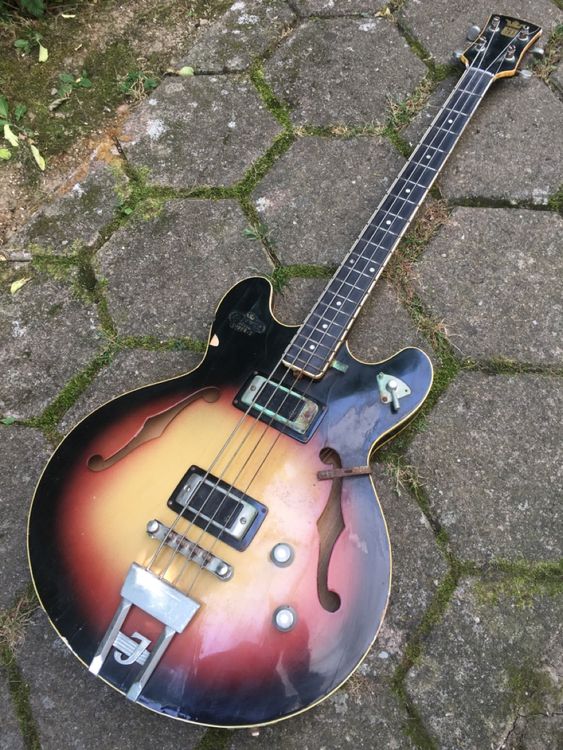 Gitarre JOLANA ALEXIS SUPER 2 / bass Guitar / vintage & rare (Gebraucht ...