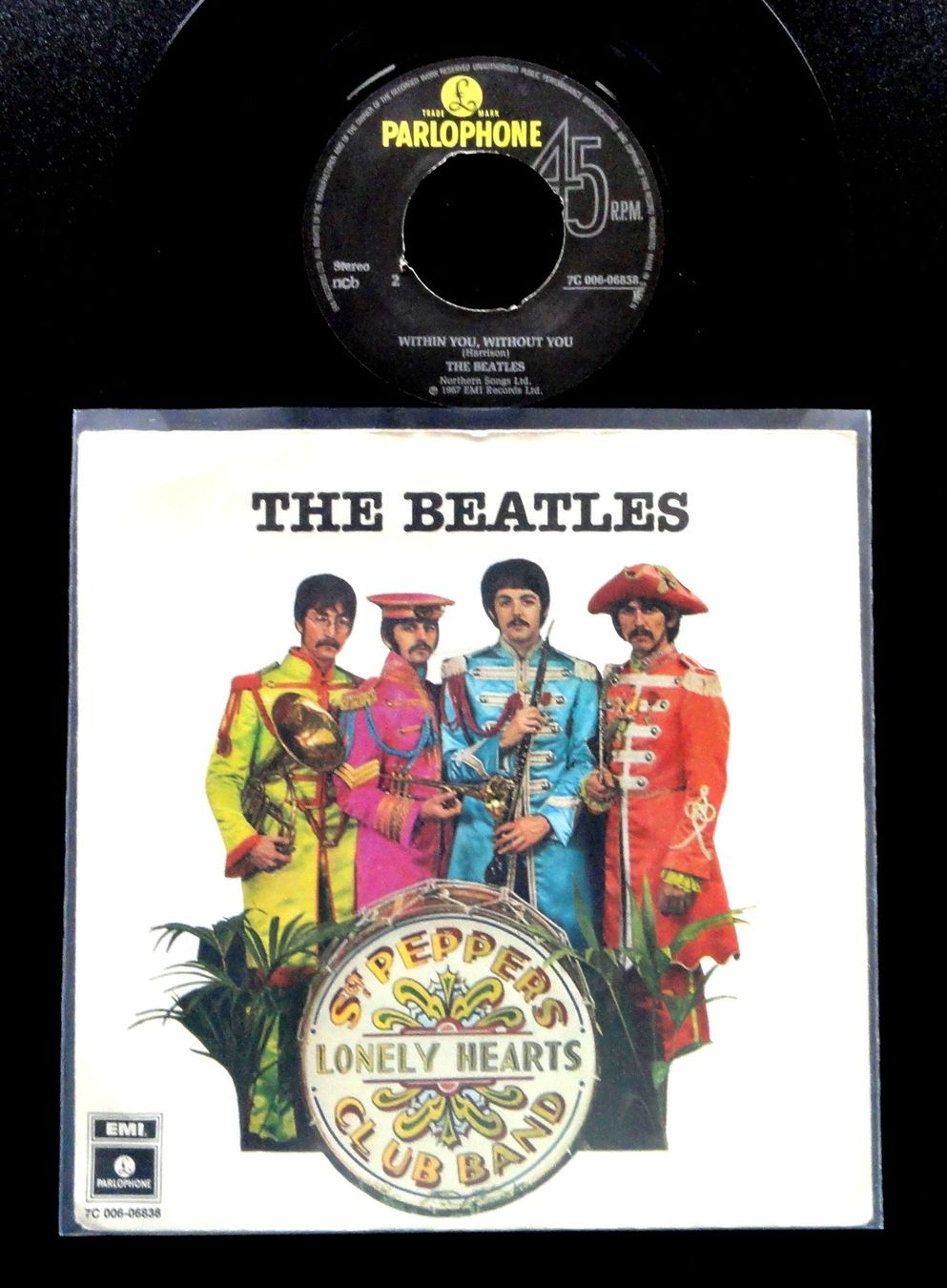SI BEATLES sgt. pepper's lonely hearts PARLAPHONE 7C Sweden (Gebraucht ...