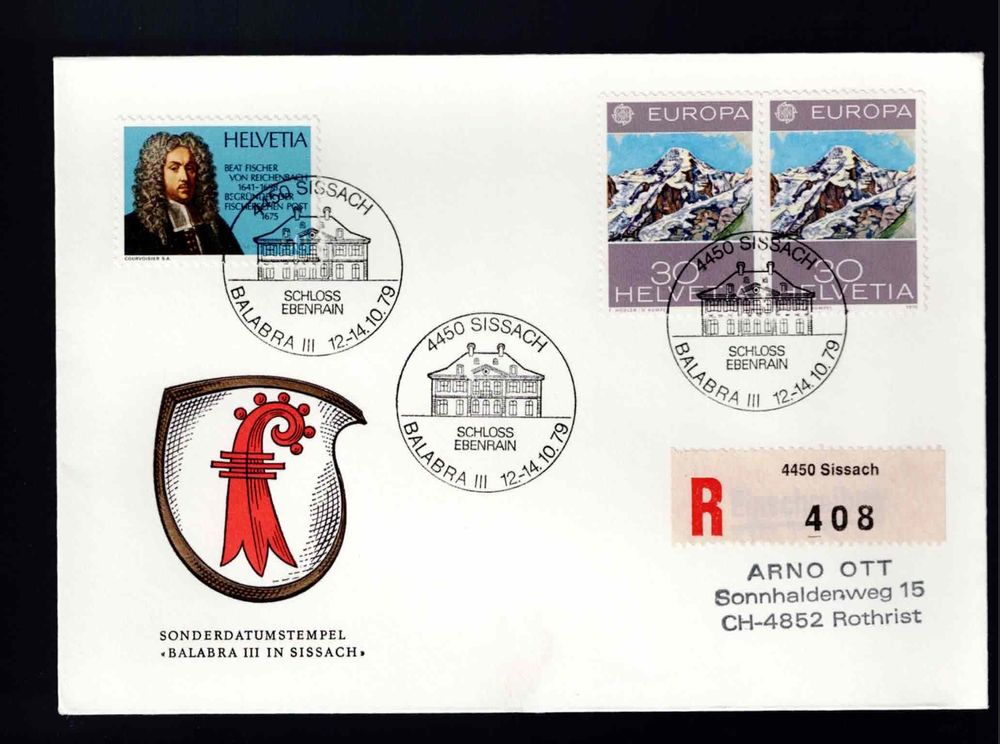 FDC Einschreiben 1979 (Gebraucht) in Koblenz für CHF 0.5 – mit Lieferung auf Ricardo kaufen