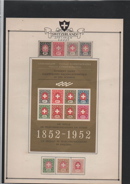 Gedenk Blatt (Gebraucht) in Minusio für CHF 21 – mit Lieferung auf ...