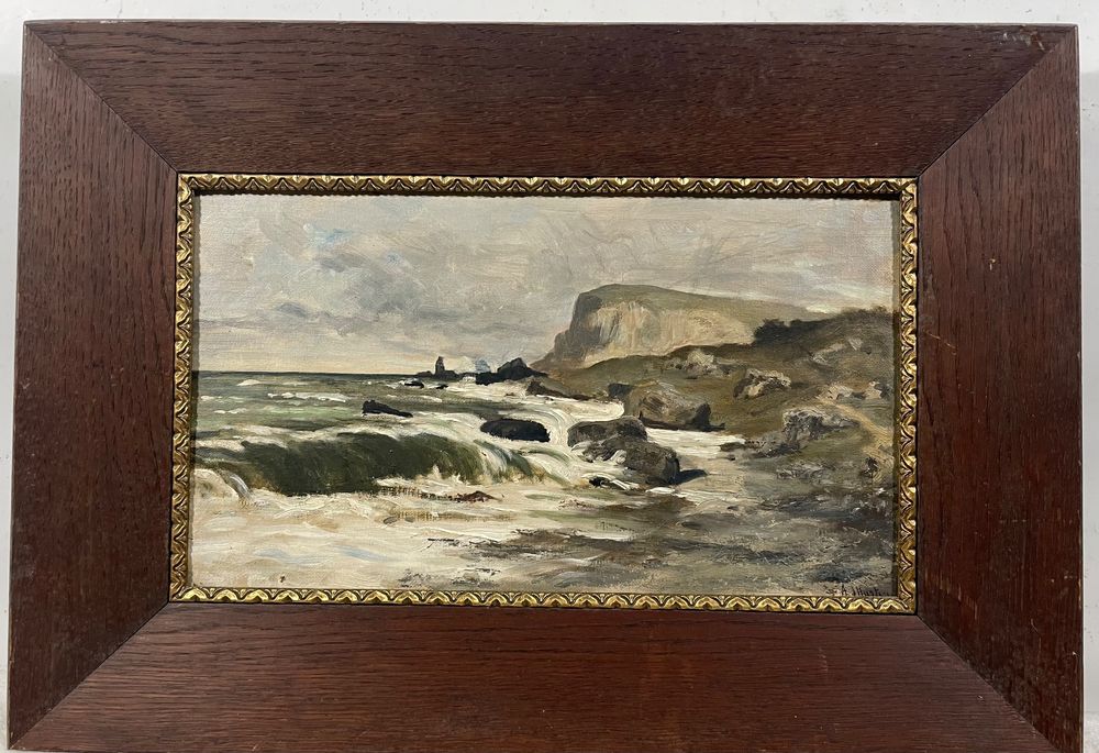 Antikes Gemälde einer Küsten Szene Signiert (Gebraucht) in Root für CHF 65 – mit Lieferung auf ...