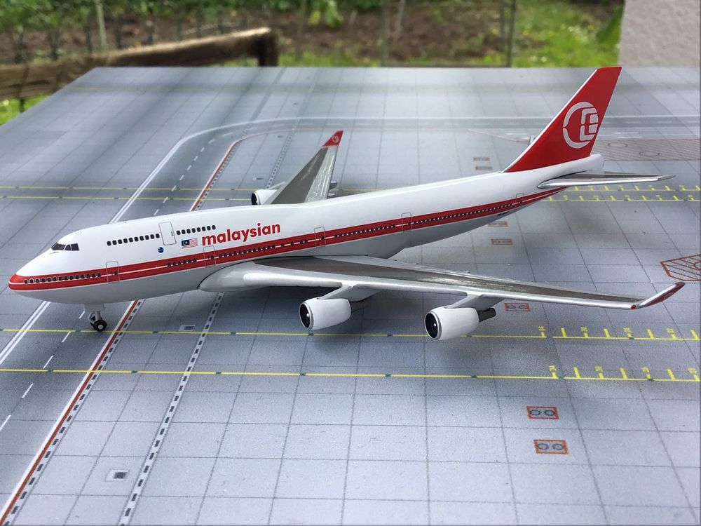 Malaysian Airlines Boeing 747-400 Herpa 1:500, Neuwertig (Neu (gemäss ...