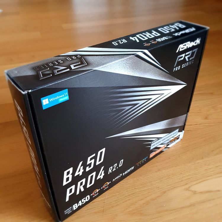 *NEU Asrock B450 Pro4 R2.0 Sockel AM4 ATX AMD B450 | Kaufen auf Ricardo